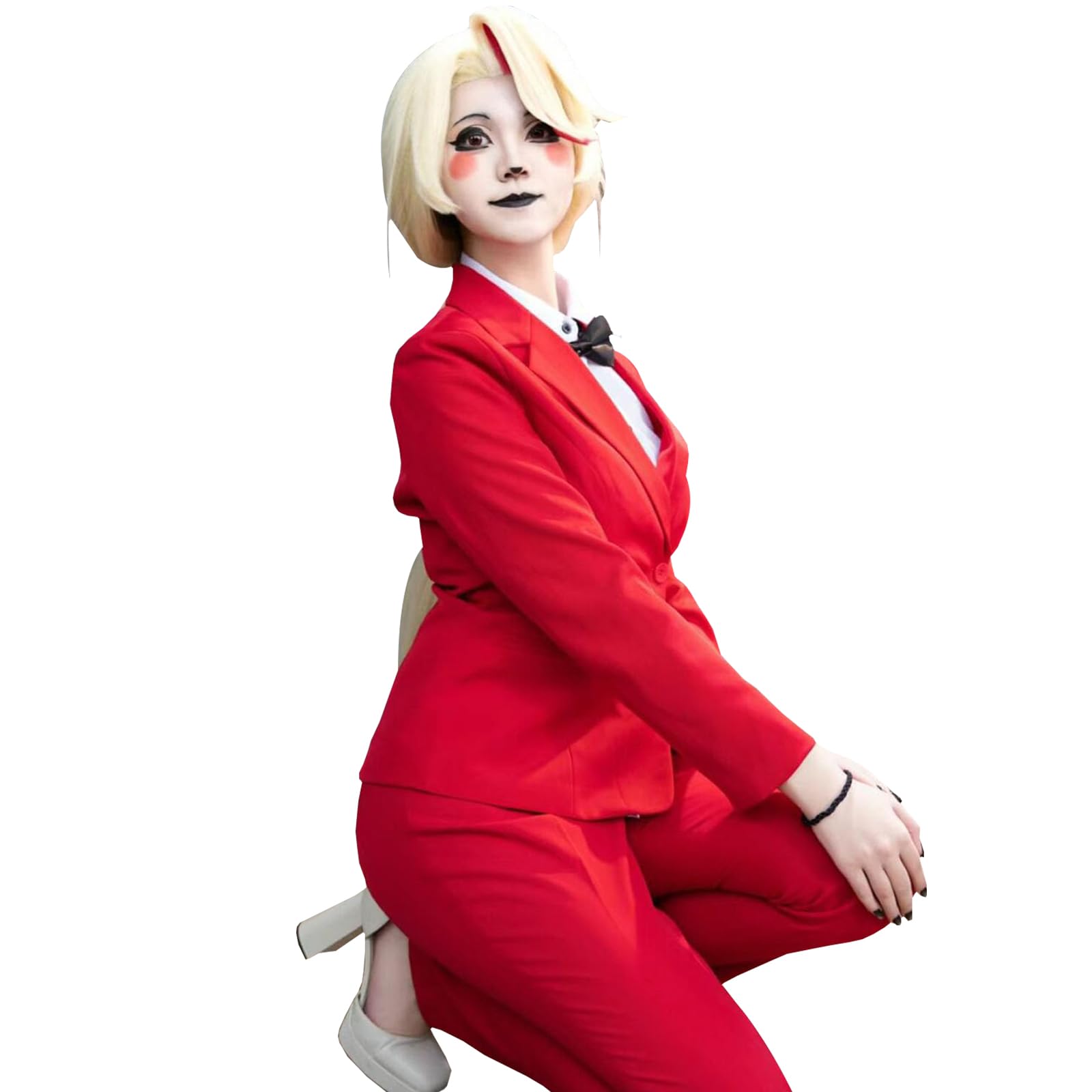 CR ROLECOS Charlie Morningstar Cosplay Hazbin Hotel Costume Adult Red ...