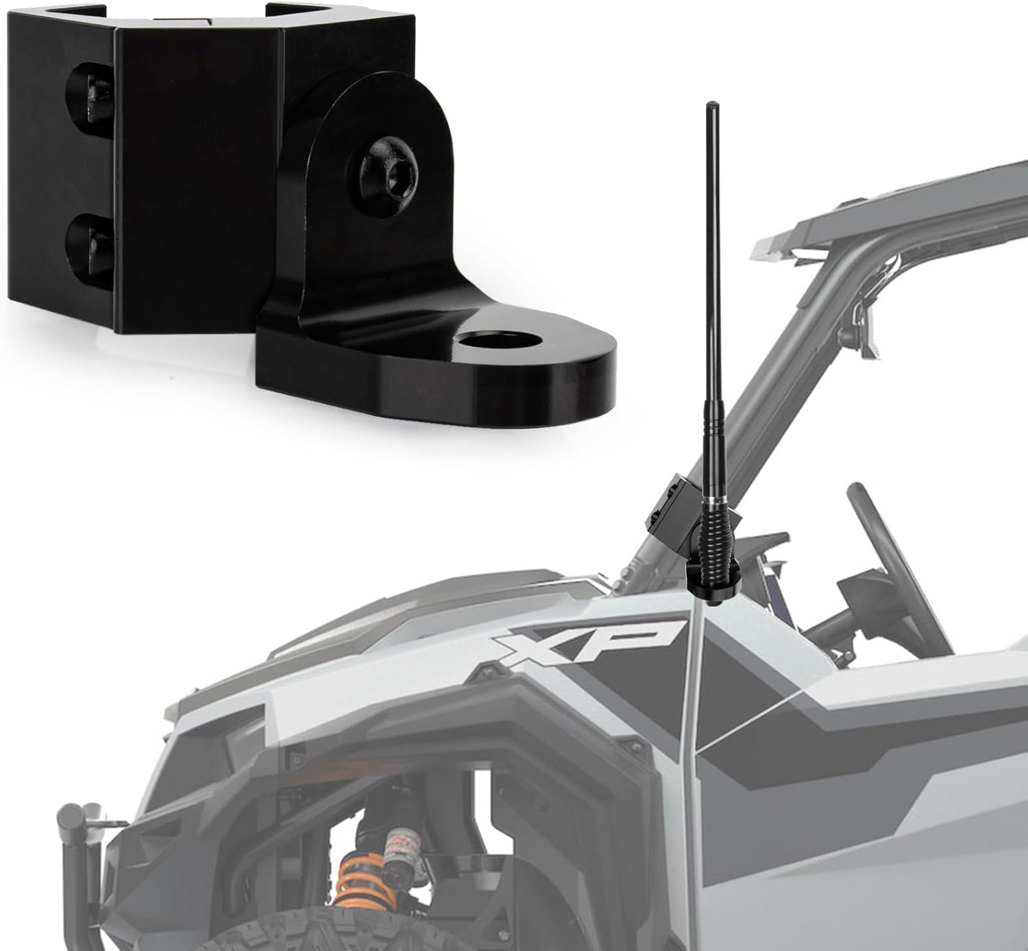 Amazon.com: PSLER UTV Flag Whip Light Mount Adjustable Heavy-Duty Flag ...