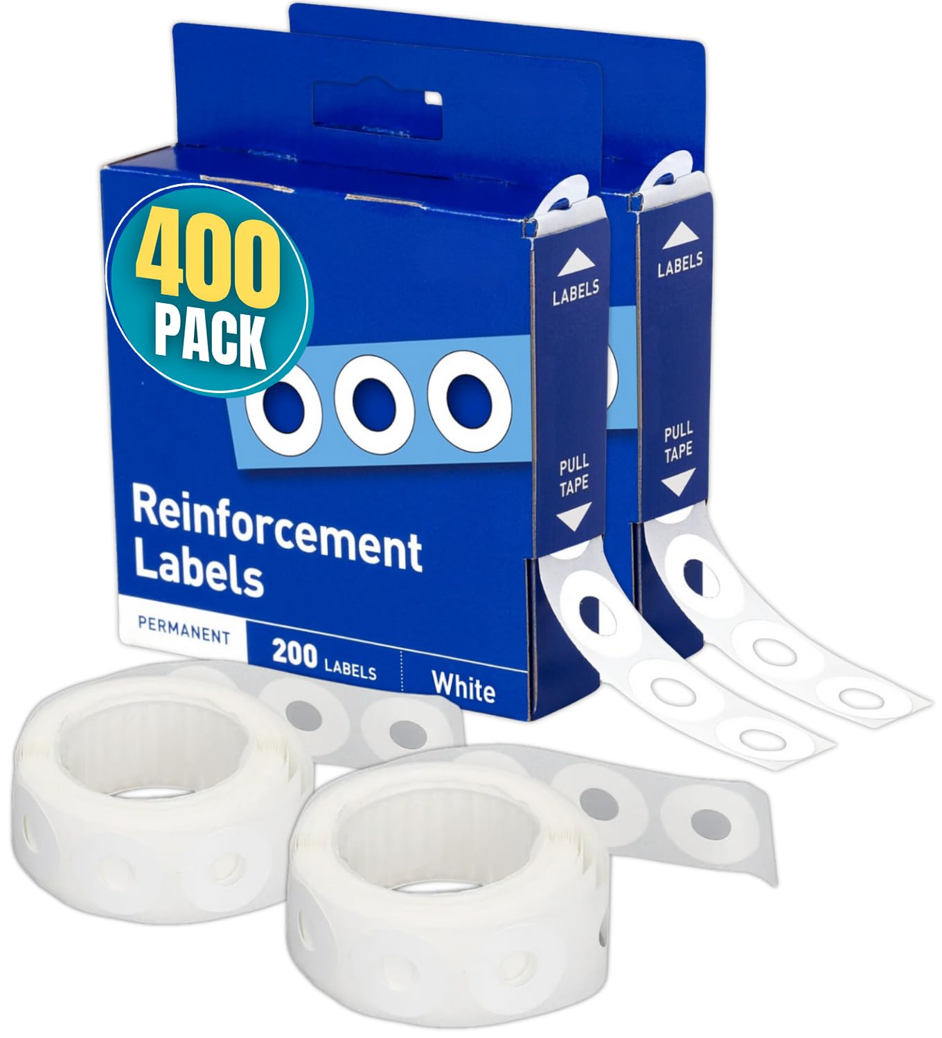 Snapklik.com : 1InTheOffice Hole Punch Reinforcement Stickers, Paper ...