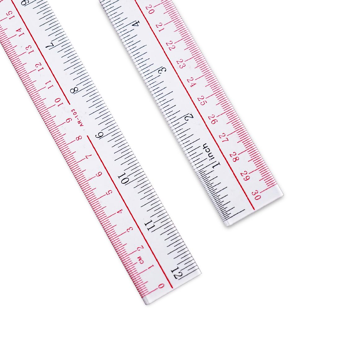 Snapklik.com : Zotemo 12 Inch Plastic Straight Ruler, 2 Pack, 30 ...