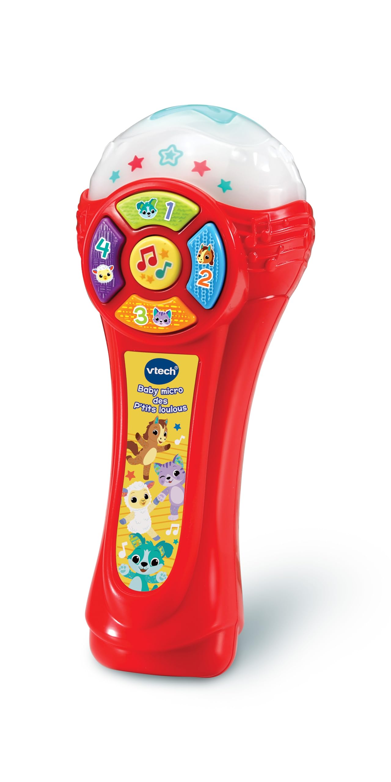 VTech - Baby Micro des P'tits Loulous, Microphone Sans Fil Qui Change ...