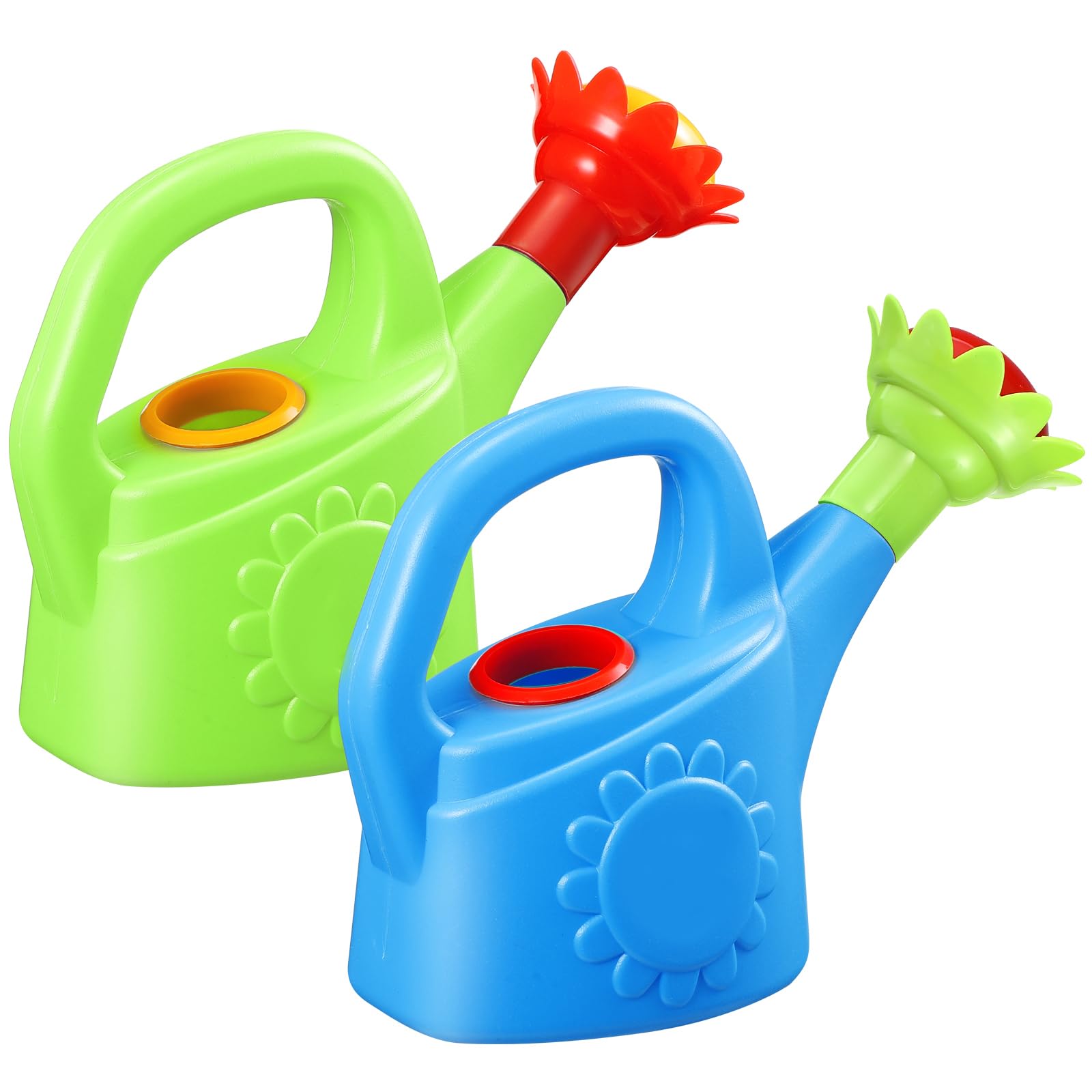 Amazon.com : STOBOK Watering Can, 2pcs Small Watering Can Toy Plastic ...
