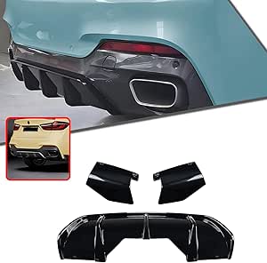 Amazon.com: Rear Bumper Diffuser Lip Bodykit For BMW X6 F16 M Sport ...
