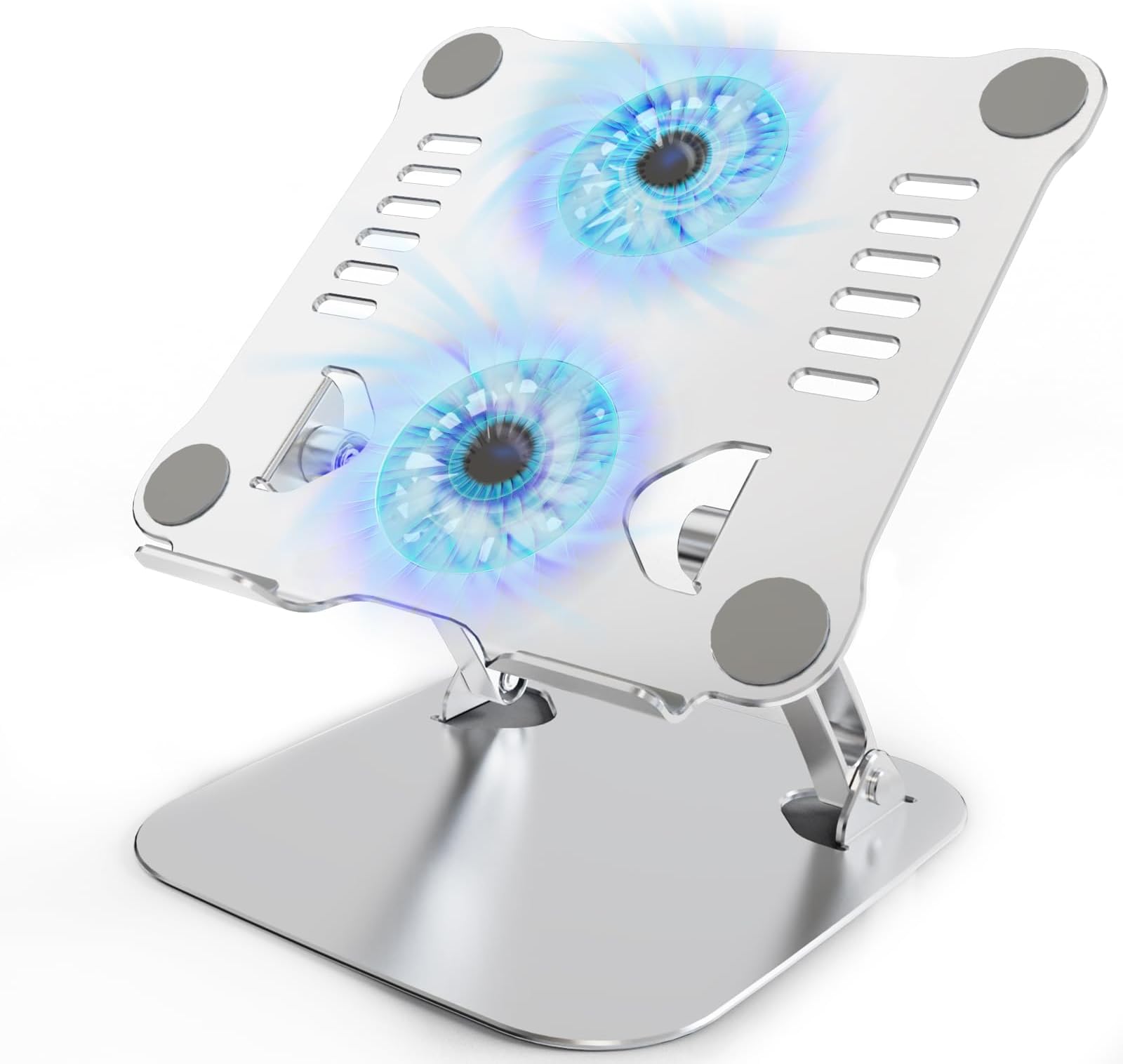 PHOCAR Laptop Stand with Cooling Fan, Laptop Cooling Pad, Adjustable ...