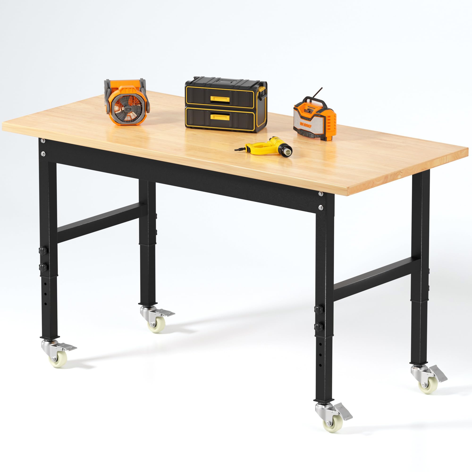 Betisef 48 Work Bench Adjustable Workbench Heavy Duty Work Table ...
