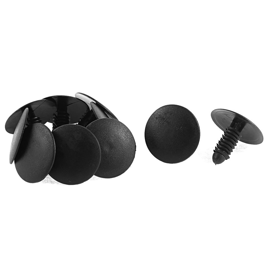 Amazon.com: uxcell A15071500ux0137 10Pcs Black Plastic Splash Guard Mat ...