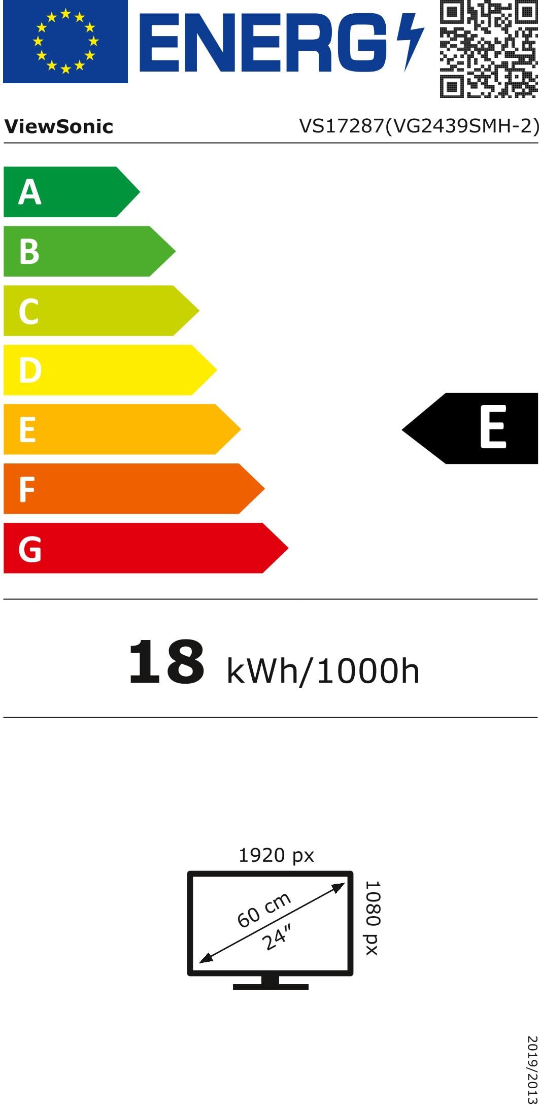 Viewsonic VG2439SMH-2 Monitor ergonómico Full HD de 24 Pulgadas con ...