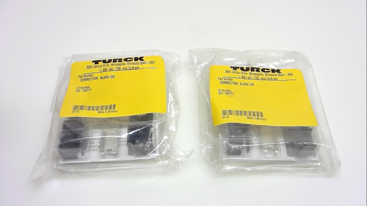 Turck Connector, Rj45s IDC - Pack of 2 - Connector, Rj45 Port, Kit ...