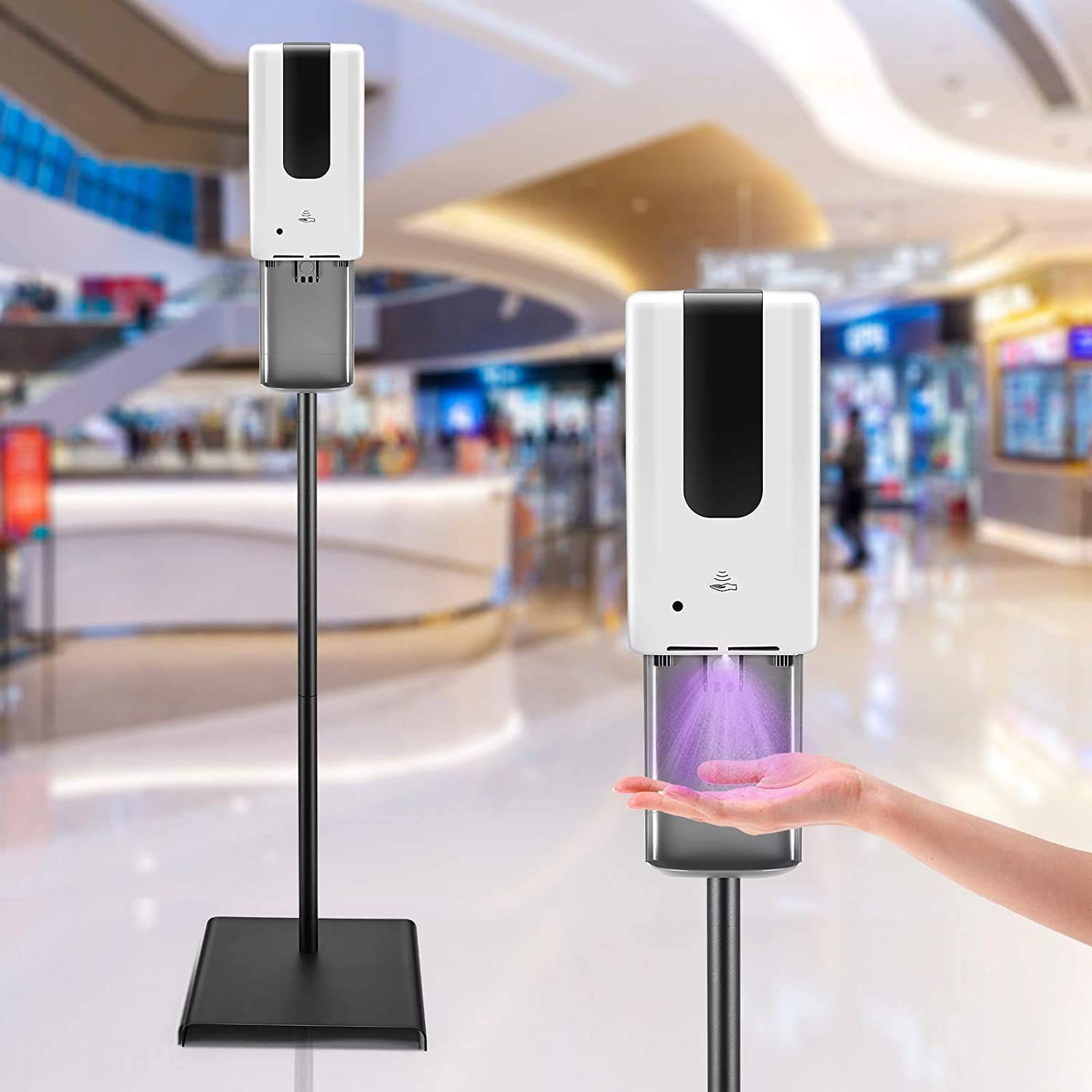 Buy 4YANG Free Standing Hand Sanitizer Dispenser, 1200ml Automatic Hand ...