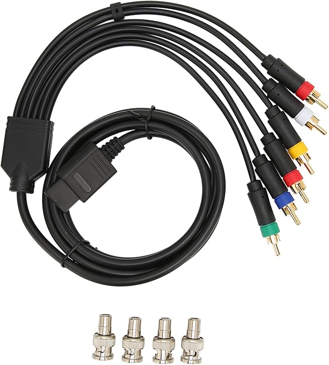 Cable Compuesto RGB RGBS, Cable AV Multifuncional con 4 Cabezales BNC ...