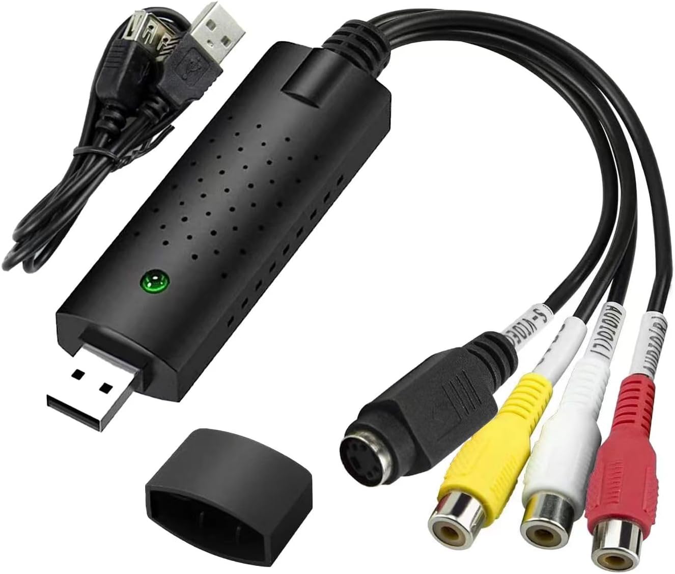 Amazon.com: YUANLY VHS to Digital Converter,Video Capture Card USB 2.0 Audio Video Capture Card ...