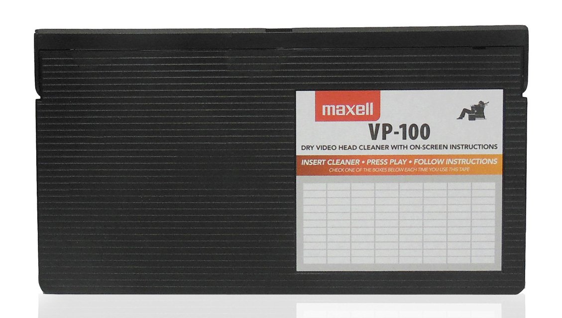 Vhs Tape Maxell VHS Head Cleaner - Dry Non-Abrasive Video Head Cleaner