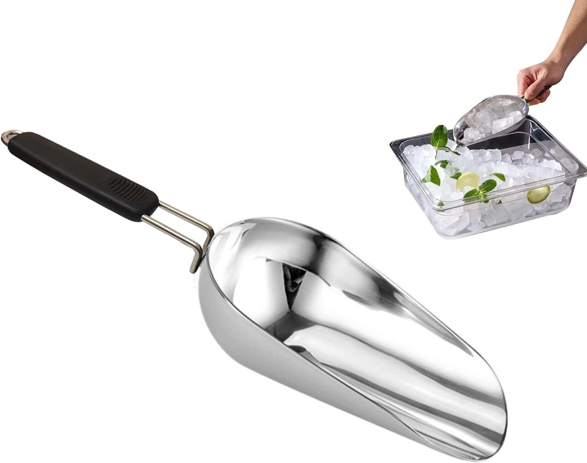 Amazon.com: Ice Shovel Scoop 6 Ounces With Good Grip Handle for Ice ...