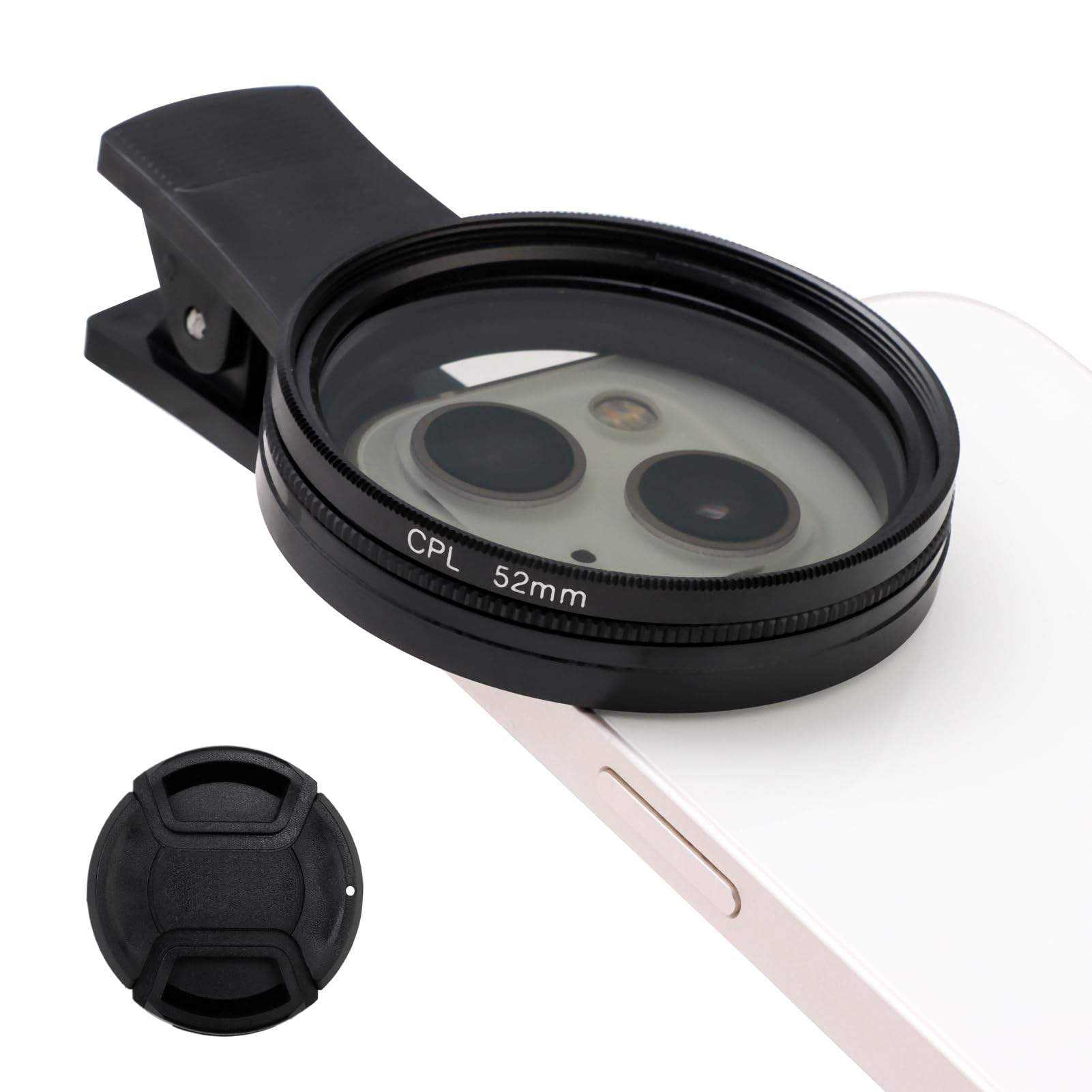 Clip-on Filter 52mm CPL Filters Polarizing for Smartphones,Universal ...
