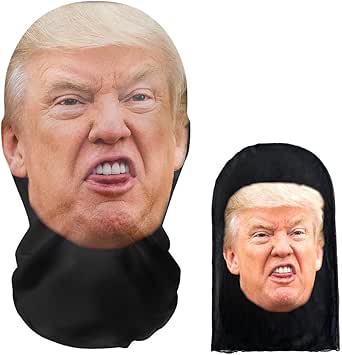 Amazon.com: Bpetga Funny Halloween Mask Hilarious 3D Full-Face Donald ...