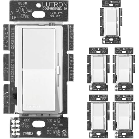 Lutron Diva LED+ Dimmer Switch for Dimmable LED, Halogen and ...