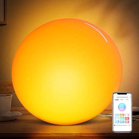 Upgraded Table Lamp, Dimmable App Wi-Fi Control Lamp with Scene Modes ...