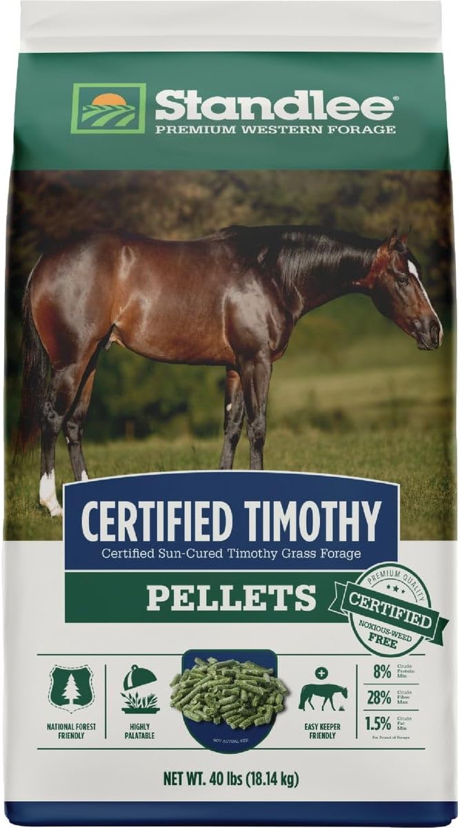 Amazon.com: STANDLEE HAY COMPANY Timothy Pellets, 40 lb : Pet Supplies
