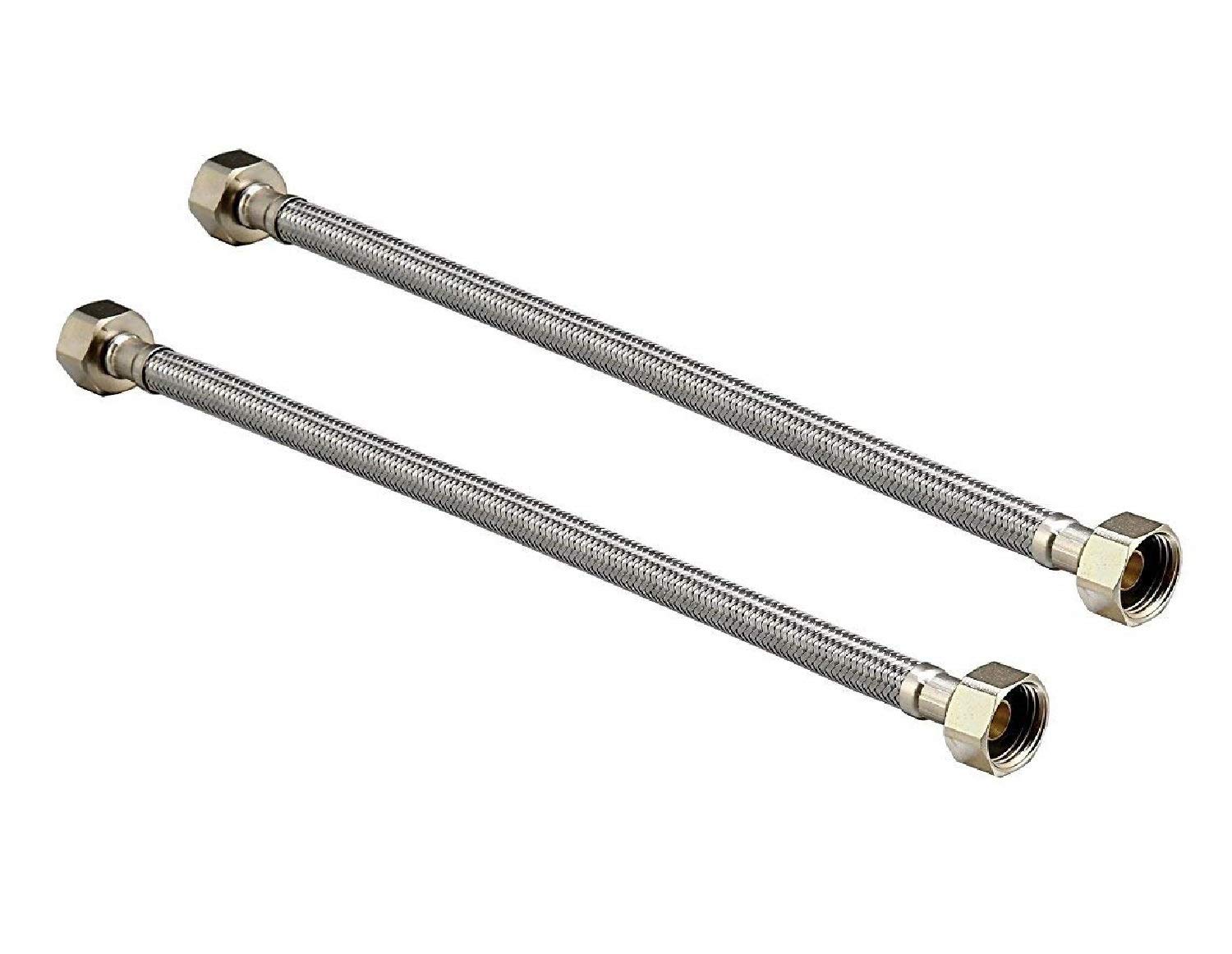 Flexible Tube S.S Geyser Connection Pipe (18 Inch Long) -Set of-2 ...