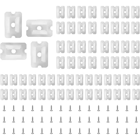 99 Lighting 200 Pieces LED Neon Mounting Clips,Install Fittings Clips ...