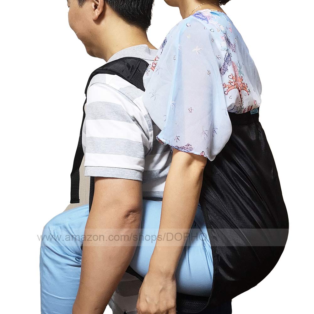 Snapklik.com : Double Layer Patient Lift Sling Carrier One-Person ...