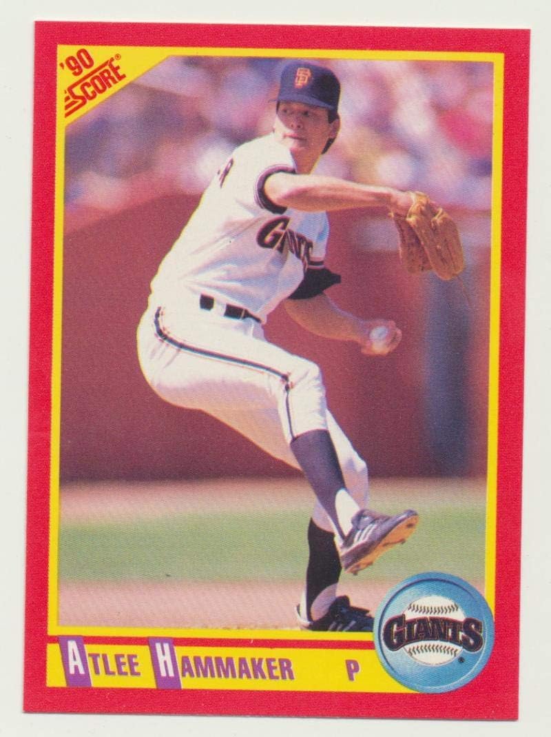 Amazon.com: 1990 Score Baseball #231 Atlee Hammaker San Francisco ...