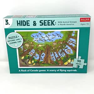 Amazon.com: Hide and Seek: Wild Animal Groups in North America - 96 ...