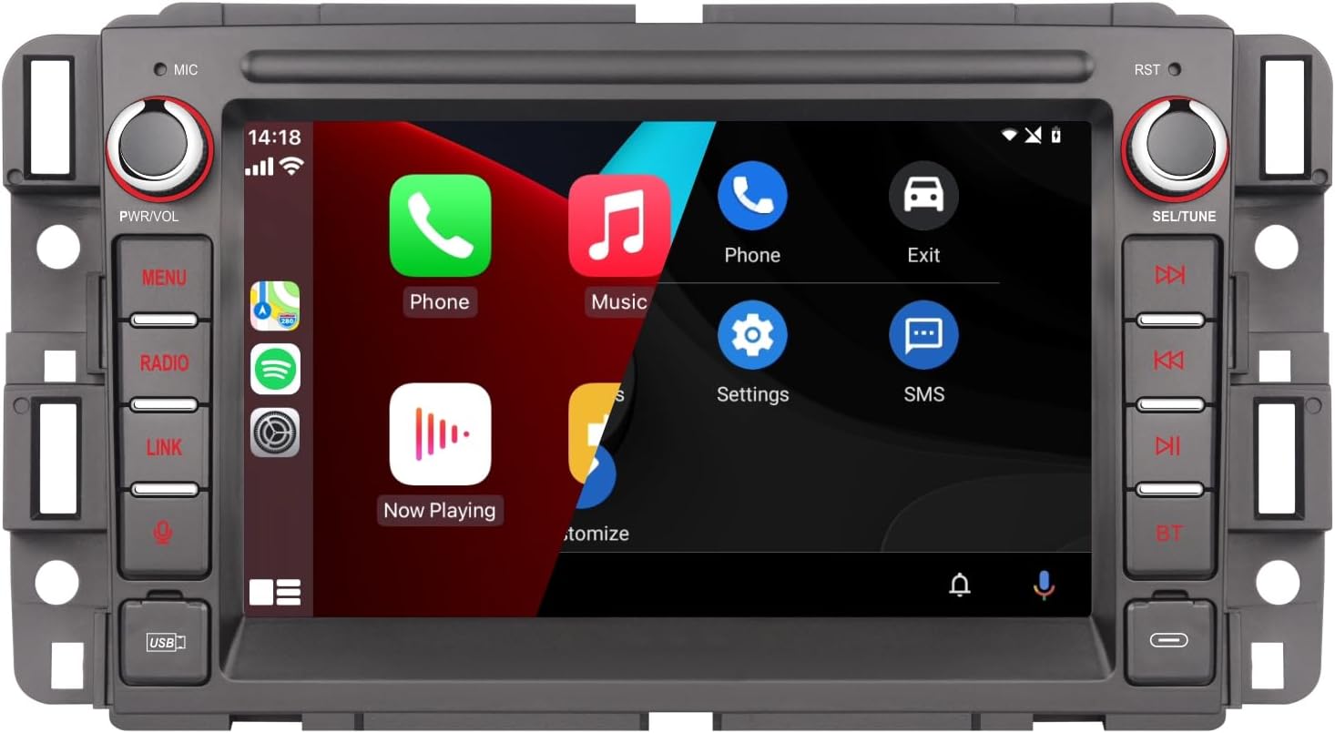 Amazon.com: YZKONG Car Stereo for Chevrolet Buick GMC Sierra Yukon ...