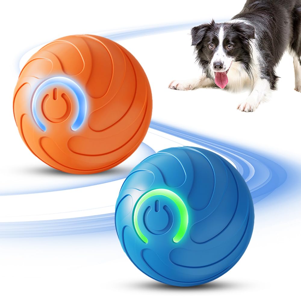 Czerio Interactive Pet Toy Automatic Rolling Ball, 2025 New Vibrating ...