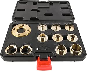 Sarini 11 Piece Router Guide Sleeve Set with Locking Nut Adapter and ...