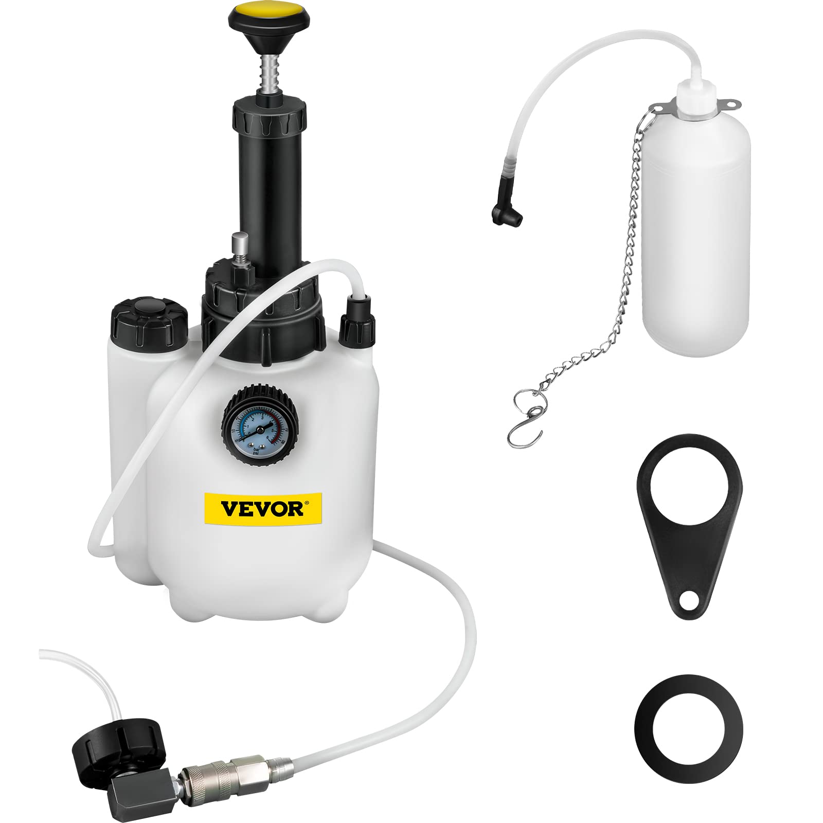 VEVOR Brake Fluid Bleeder Brake Fluid Replacement Tool 3L Large ...