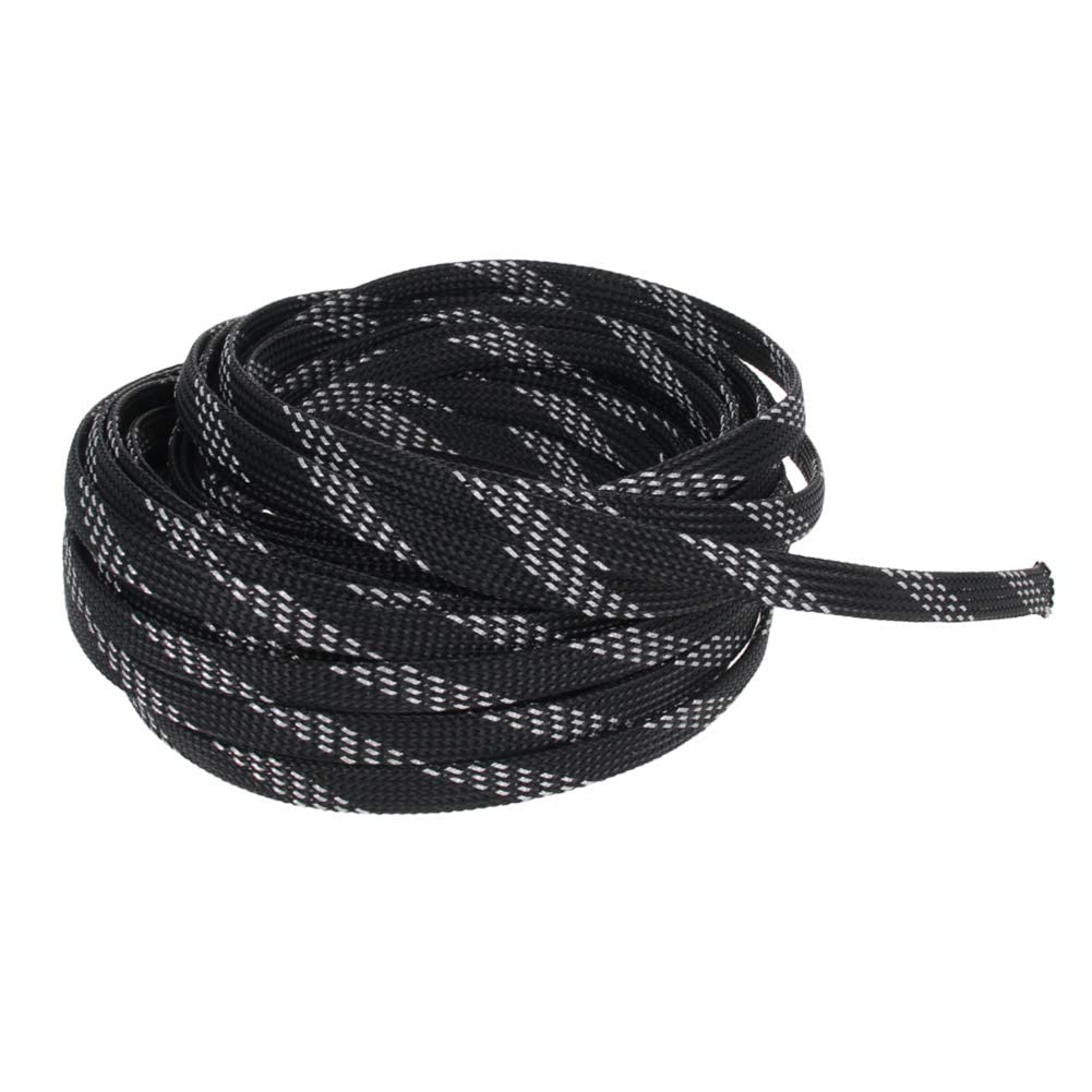 Snapklik.com : Heyiarbeit 10m/32.8ft PET Expandable Braided Sleeving 5/ ...