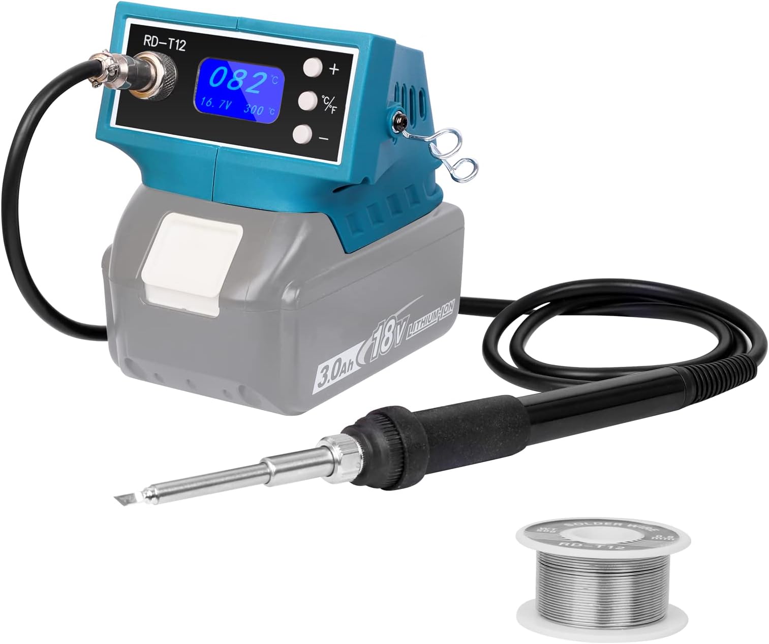 Mellif Cordless Digital Soldering Iron Station Kit for Makita 18V ...