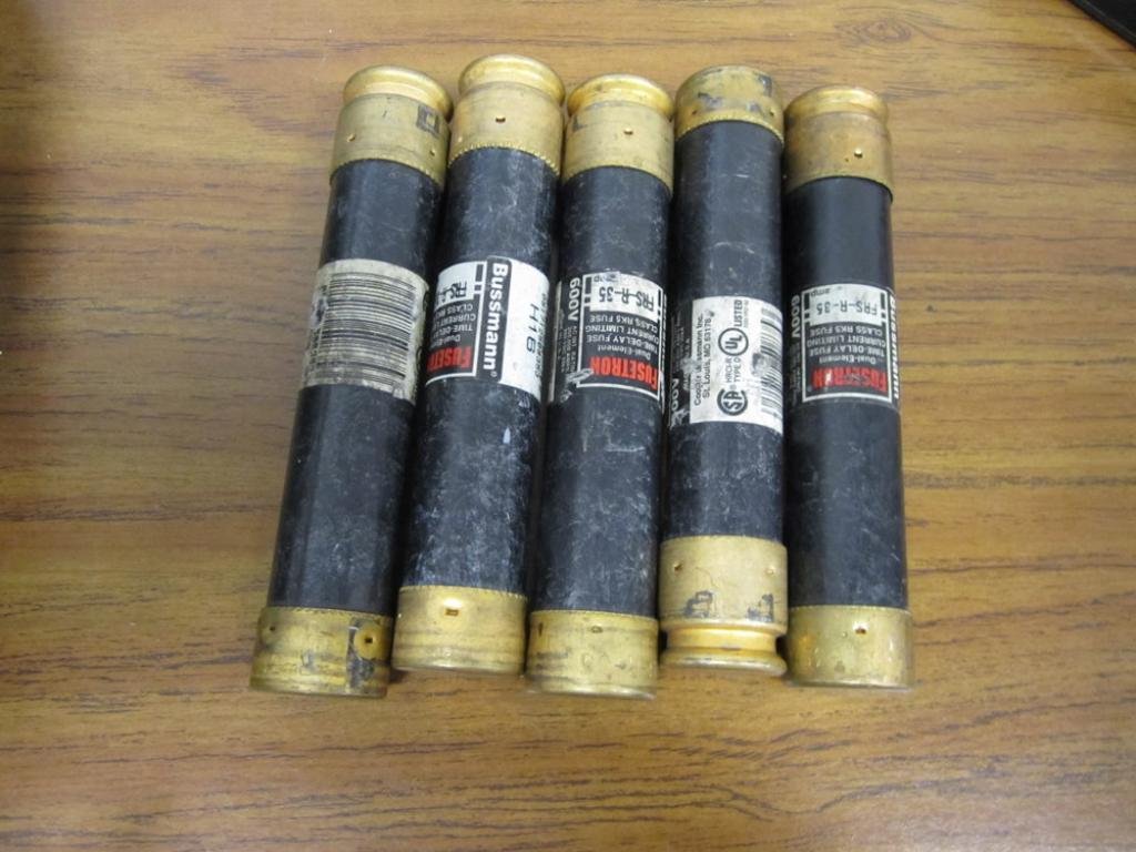 Bussmann FRS-R-35 Fusetron Fuse FRSR35 (Pack of 5): Amazon.com: Tools ...