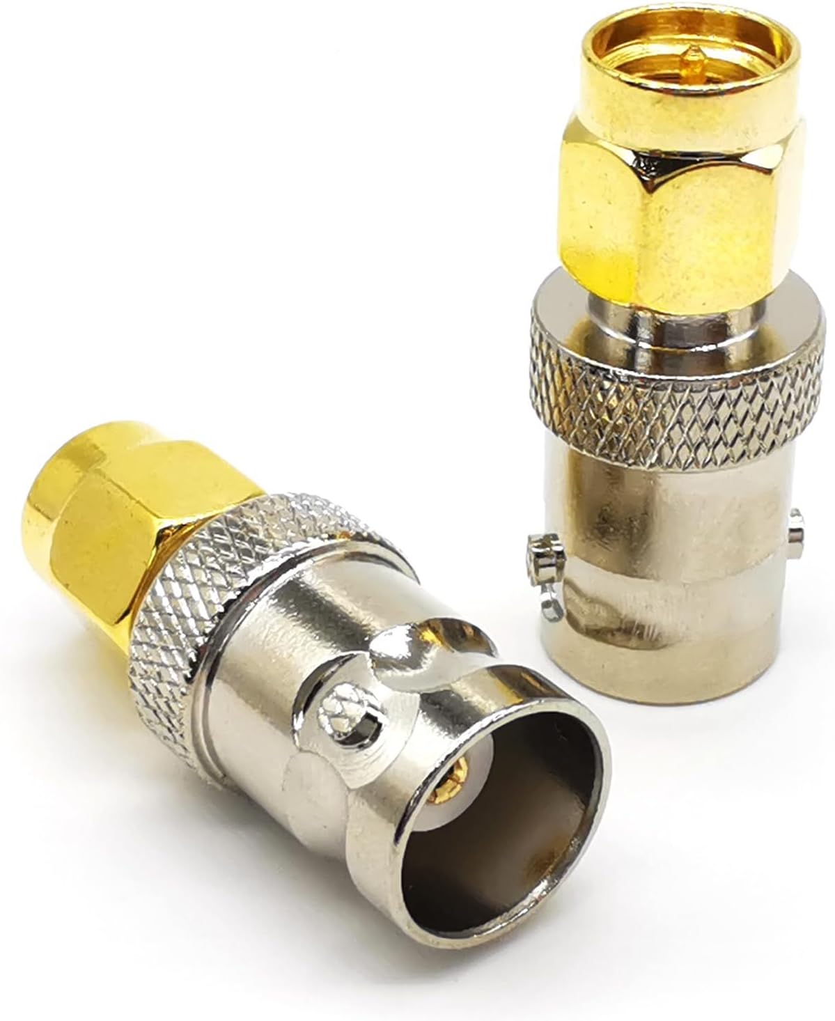 Amazon.co.jp: 2個 SMA から BNC 同軸アダプタ、SMA オスから BNC メス アンテナ コネクタ、HAM ラジオ、SDR、CB ラジオ用 BNC SMA 同軸ケーブル ...