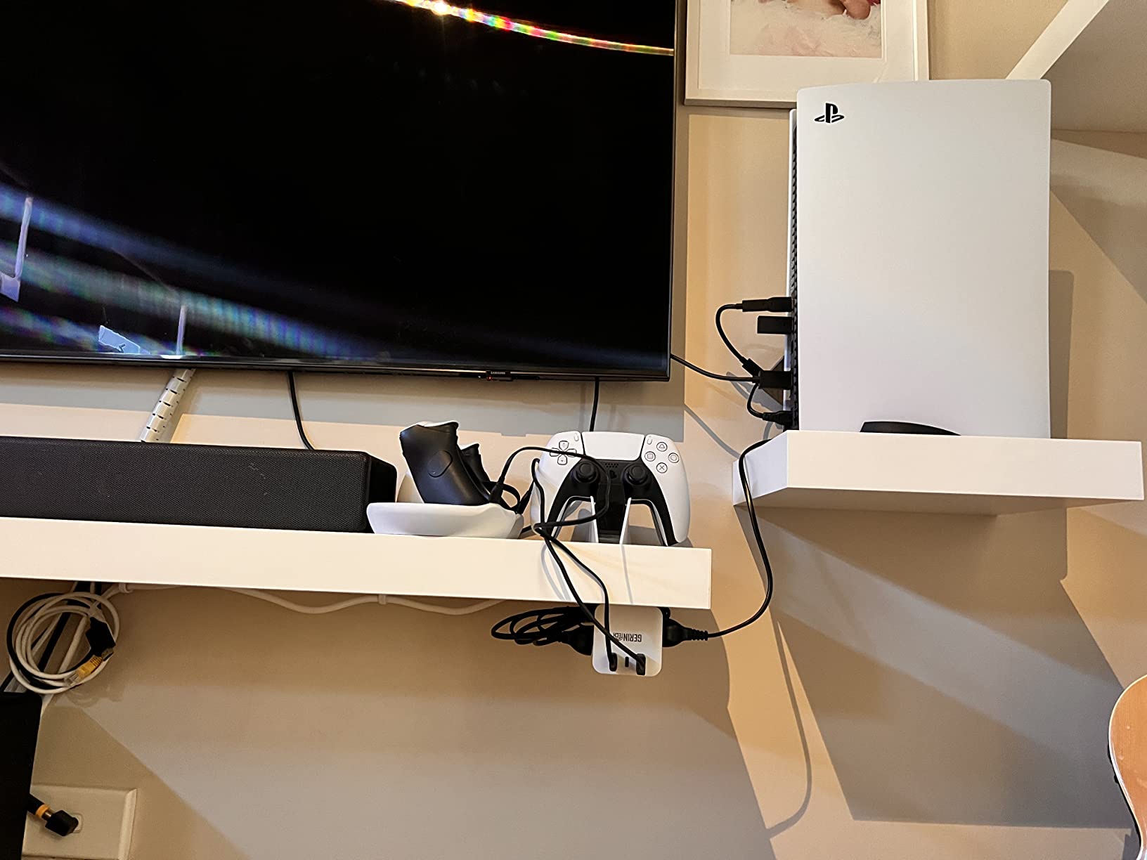 Gerintech Cube Power Board Surge Protector with 3 USB Ports Type-C ...