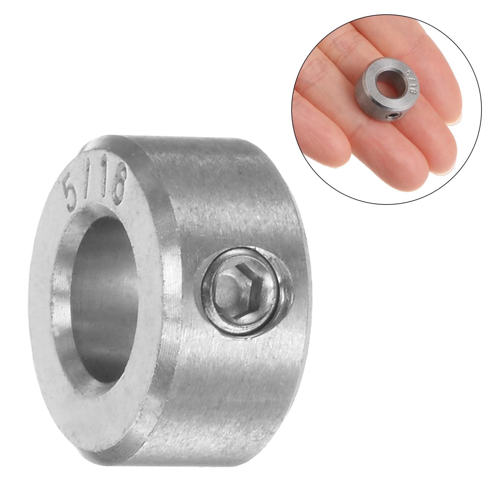 Wheelbarrow Axle 4Pcs 5/16" Bore Solid Steel Style Zinc Plated Set ...