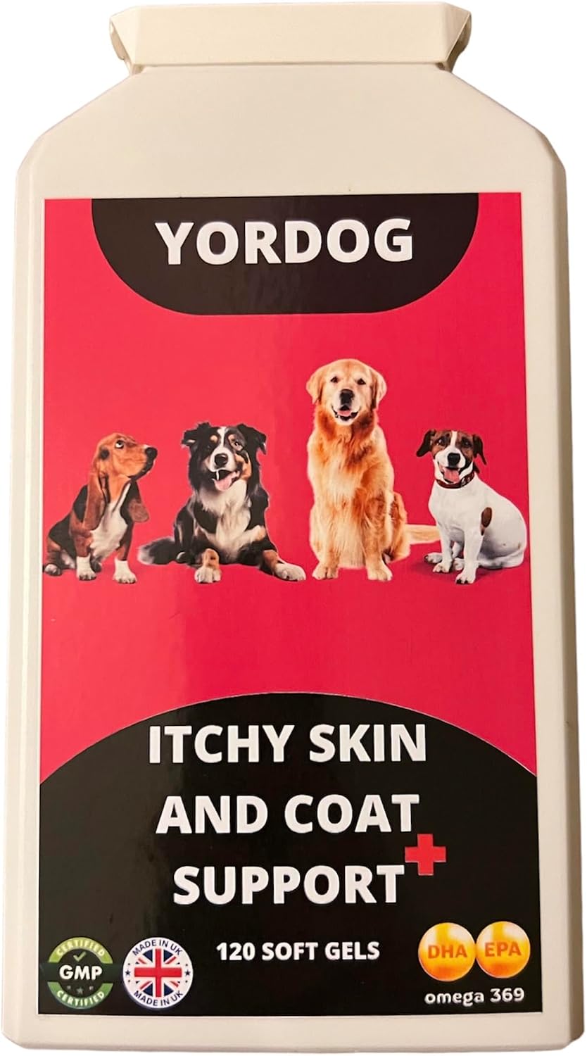Yordog Adult Dog | Anti Itching Supplement for Dogs & Cats, Stop ...