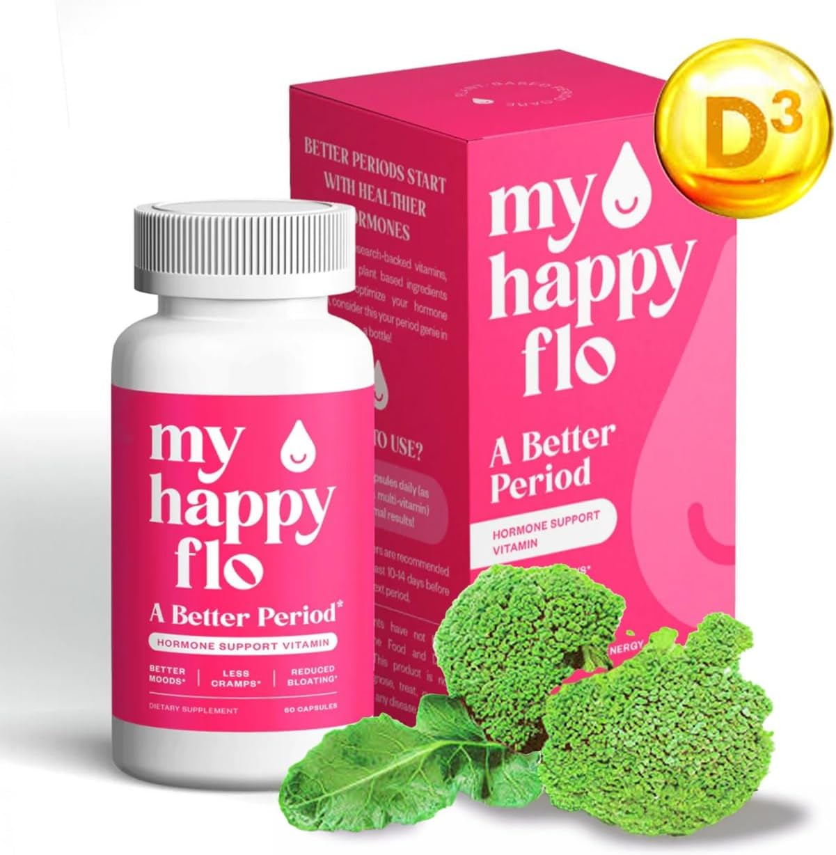 Amazon.com: My Happy Flo PMS Support Supplement for Women with Iron ...