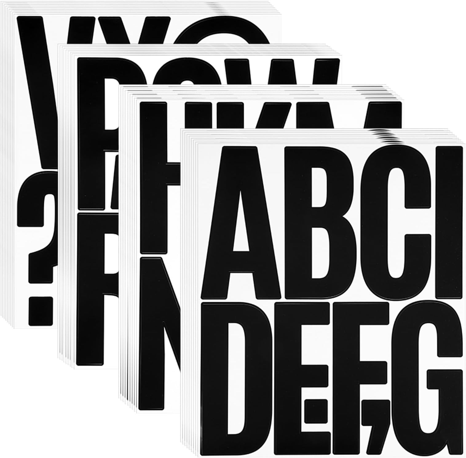 Amazon.com: 351 Pieces 5 Inch Letter Stickers 36 Sheets Large Sticker ...