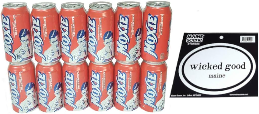 Amazon.com : Moxie Soda (12 - 12oz Diet Moxie Cans) : Grocery & Gourmet ...