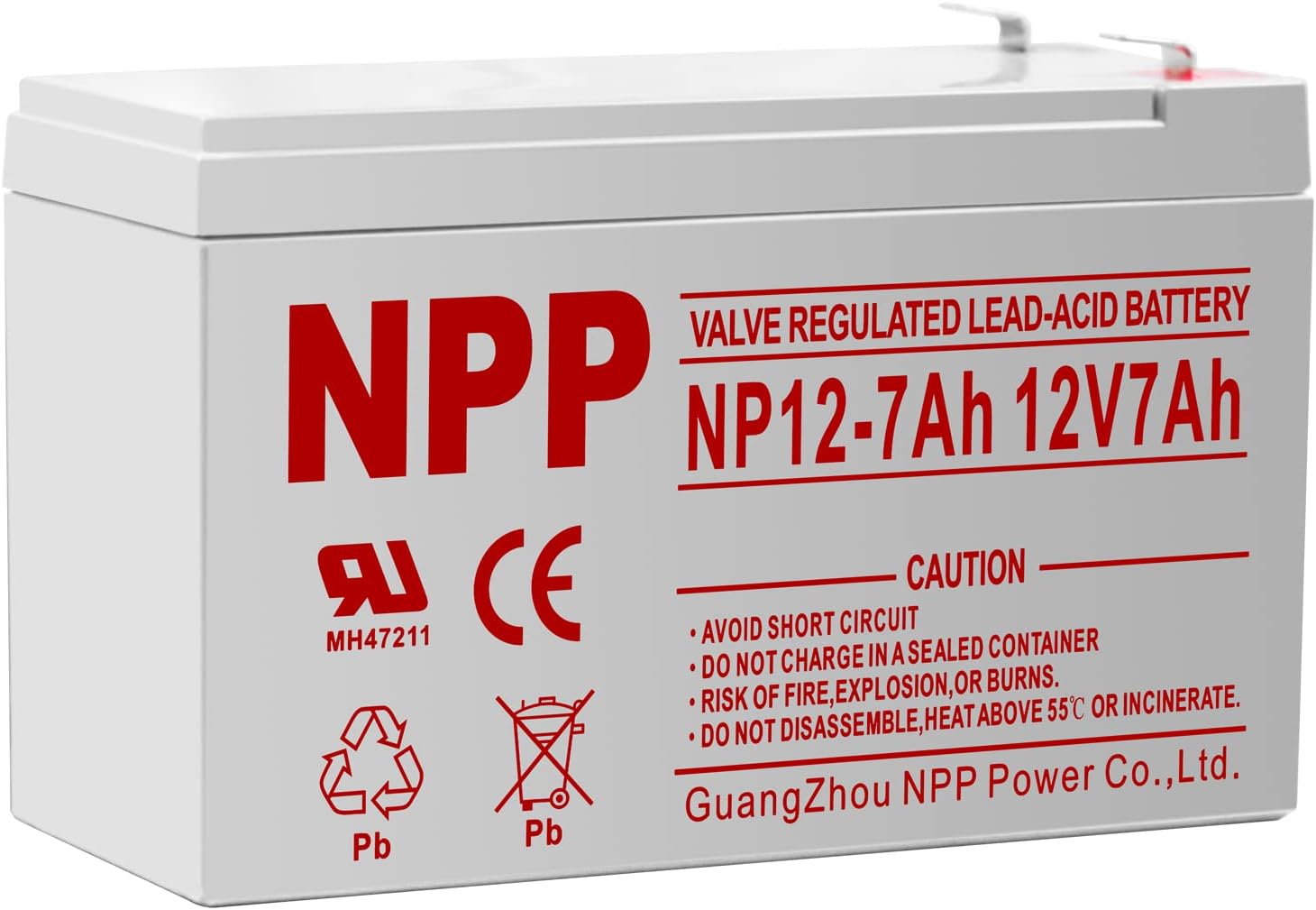 Amazon.com: Yuasa NP7-12FR-NP7-12FR Flame Retardant SLA Battery 12V 7AH ...