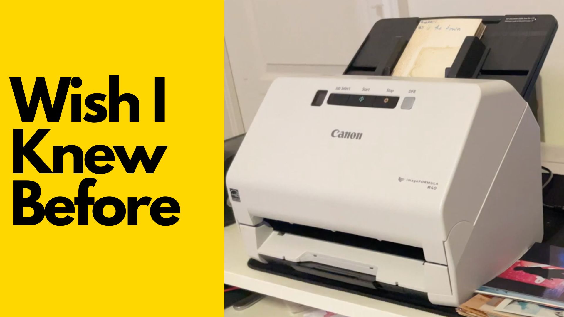 Watch Is it worth it? Canon imageFORMULA R40 Scanner on Amazon Live