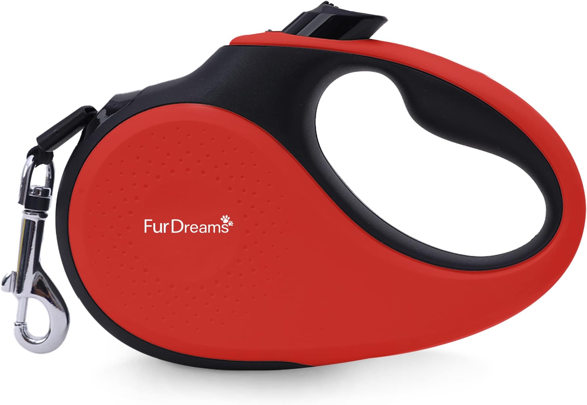 FurDreams Nylon Dog Lead - 5m (25kg/55lbs), Retractable Dog with Lock ...