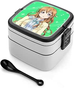 Amazon.co.jp: Love Live Nijigasaki Omi Kanata Bento Box, 2-Tier Bento ...