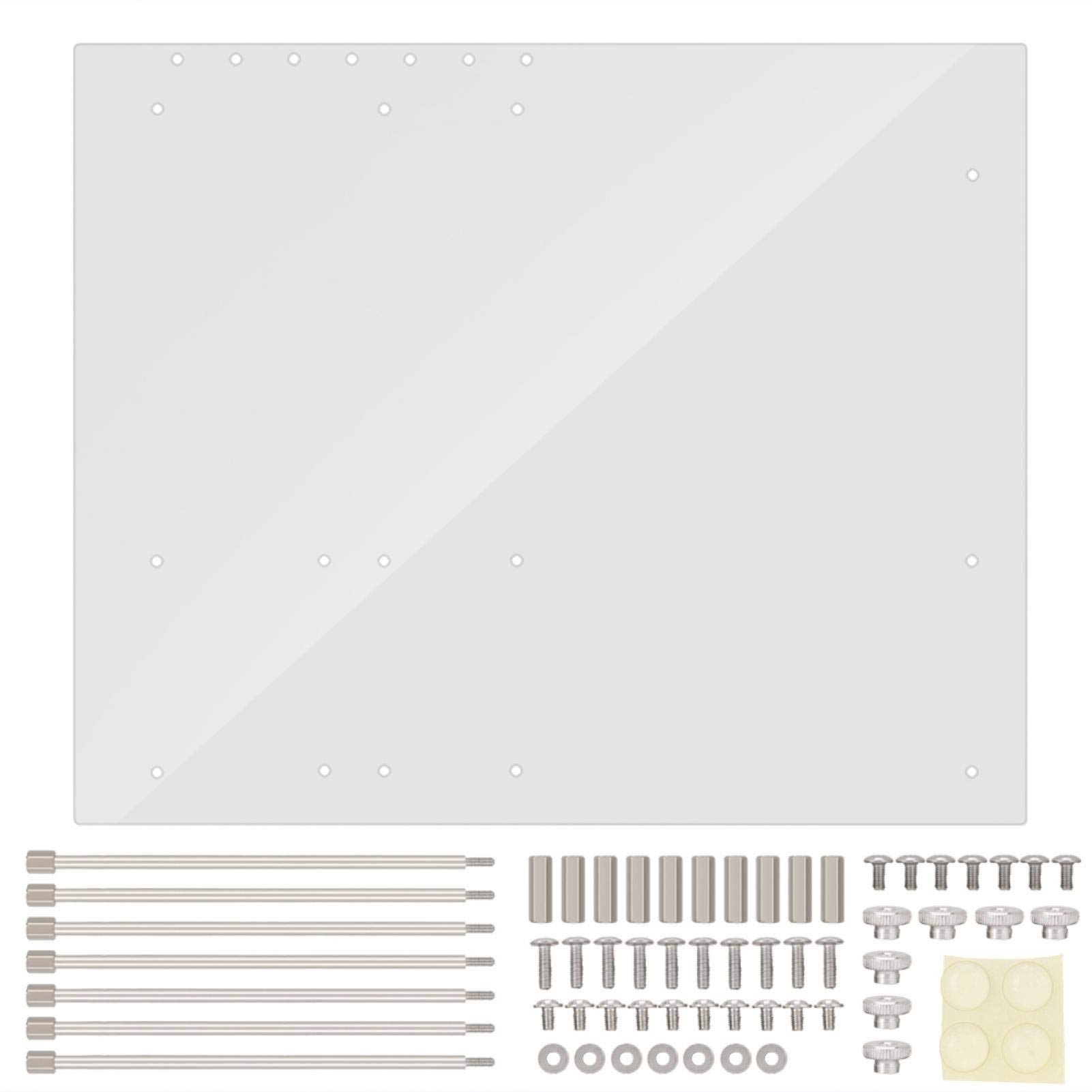 Buy Joyzan Open Frame Computer Case, PC Test Bench Transparent Acrylic ...