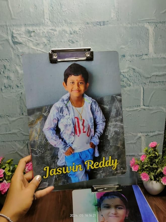 TERA MERA GIFT, Customized Study Pad Clipboard with pictures & name ...