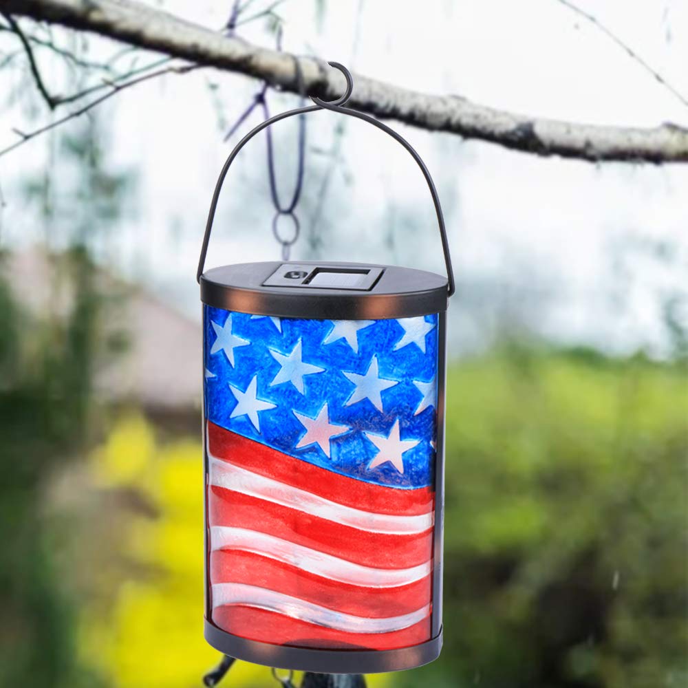 Snapklik.com : Hanging Solar Lantern Outdoor Decorative Waterproof LED ...
