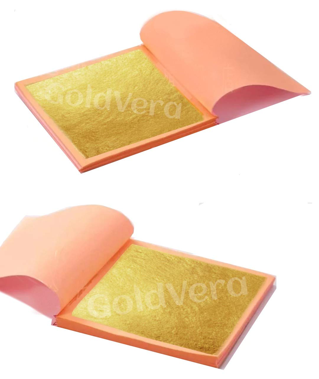 23.75K Genuine Gold Leaf Sheets by Gold Vera= 25 Sheets Booklet- Loose ...