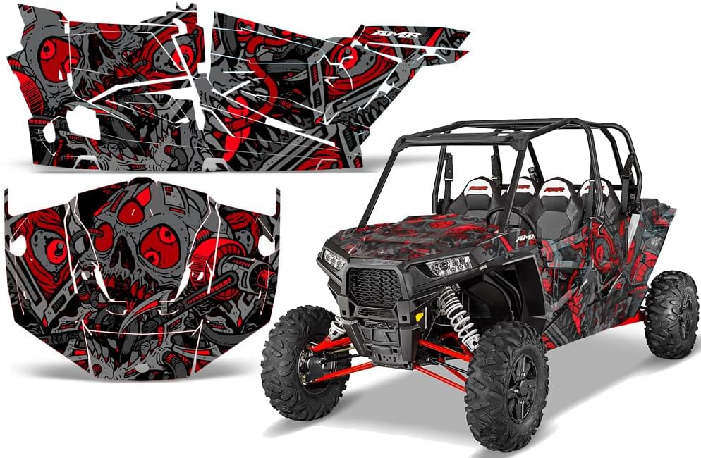 Amazon.com: AMR Racing UTV Graphics Kit: SXS Stickers for Polaris RZR ...